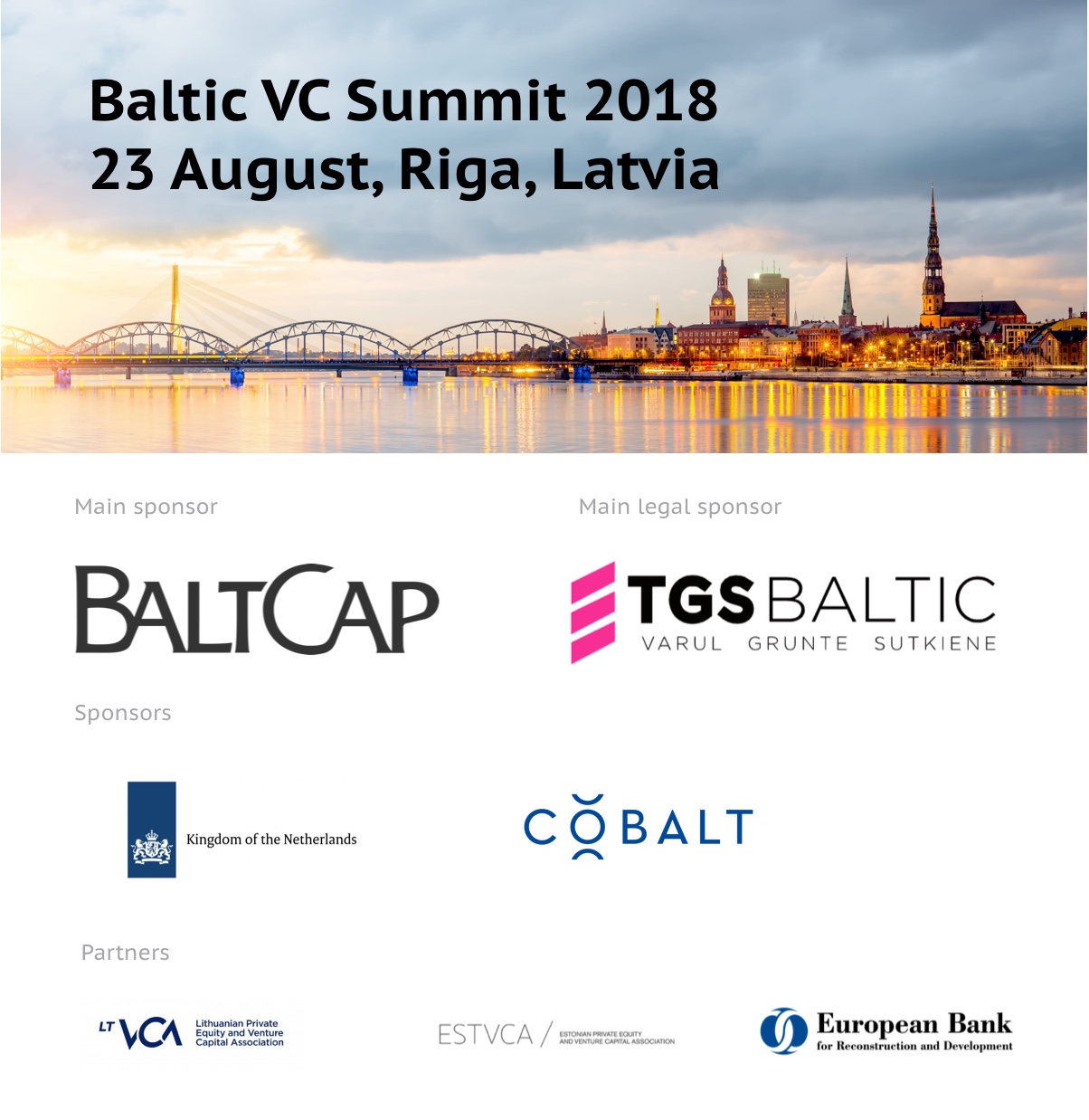Baltic VC Summit 2018 is approaching!